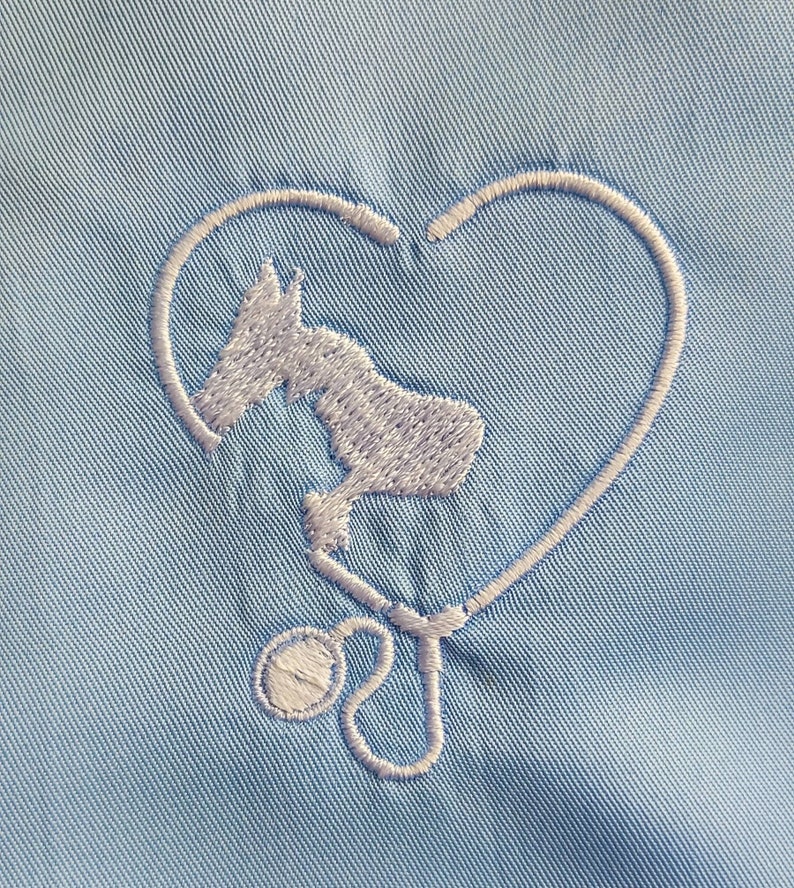 Veterinary Dog Cat Logo - Embroidery Design Pattern - Two Sizes ...