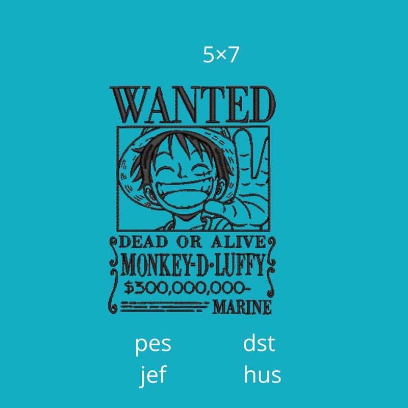 Monkey D Luffy Wanted Poster - Etsy