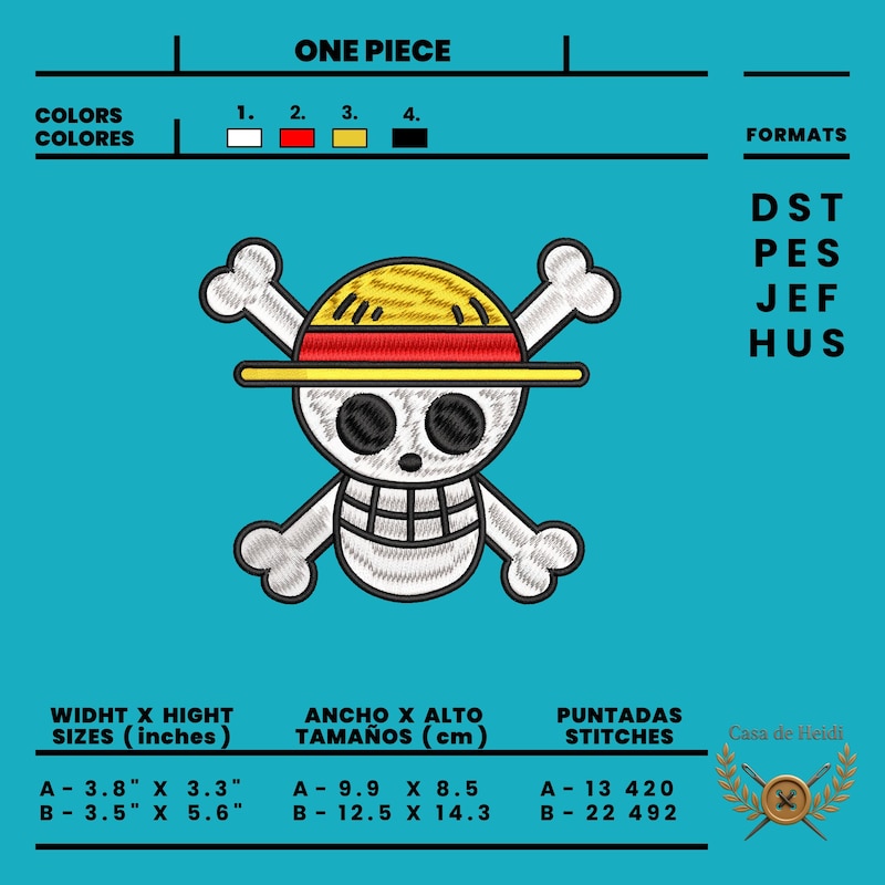 One Piece Skull - Etsy