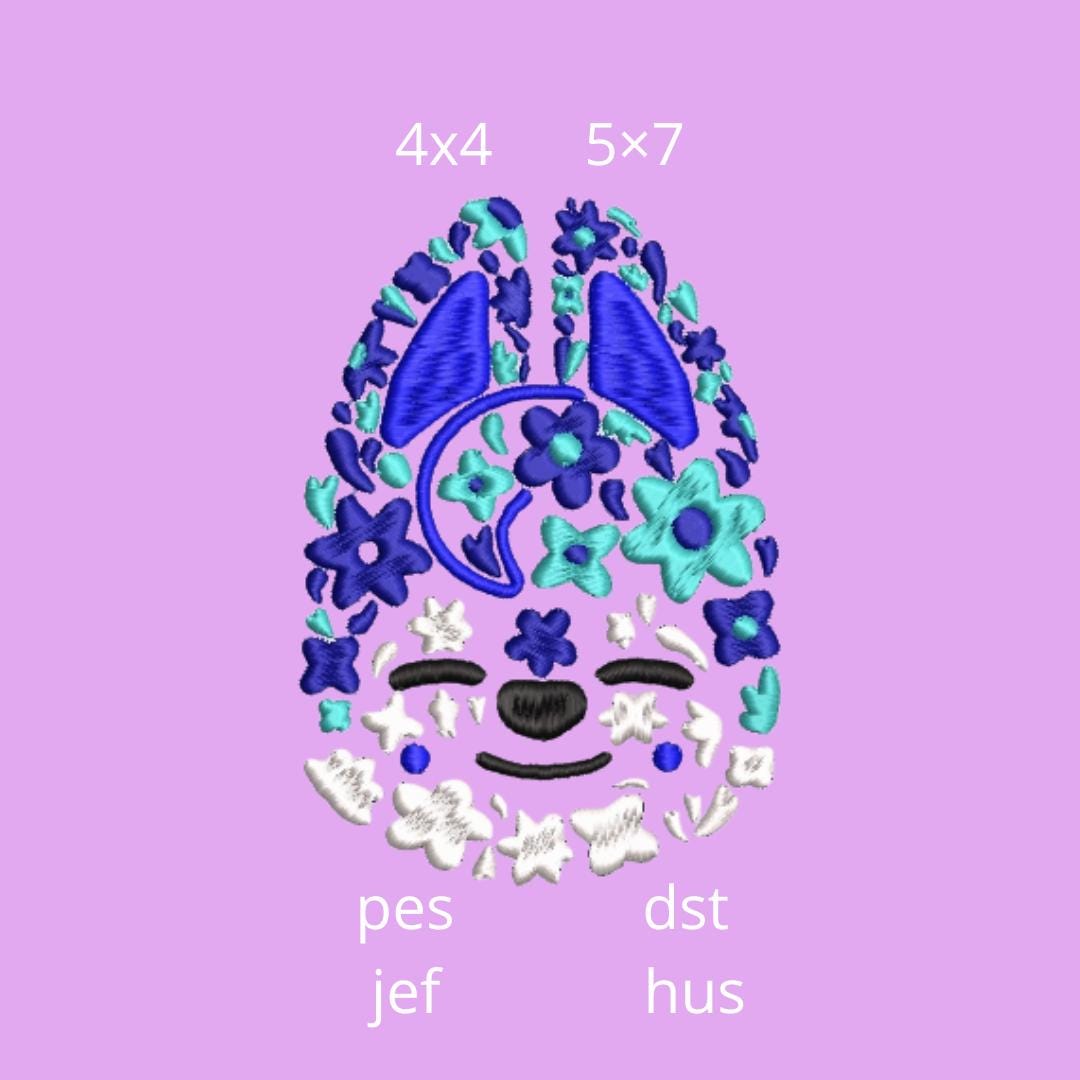 Wolf Chan Flowers Stray Kids Kpop SKZOO Embroidery Design Pattern ...