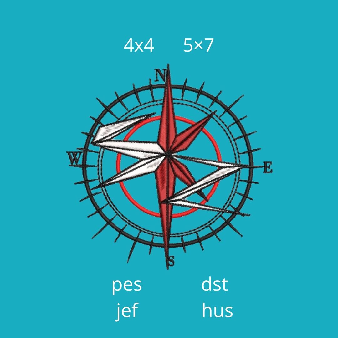 Stray Kids Kpop Logo Compass - Embroidery Design Pattern - Two Sizes ...