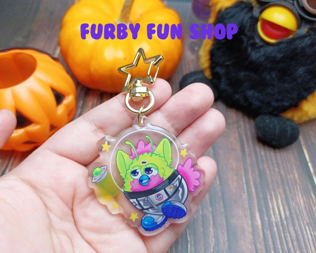 Space Alien Furby Acrylic Keychain 2" Inches - Etsy