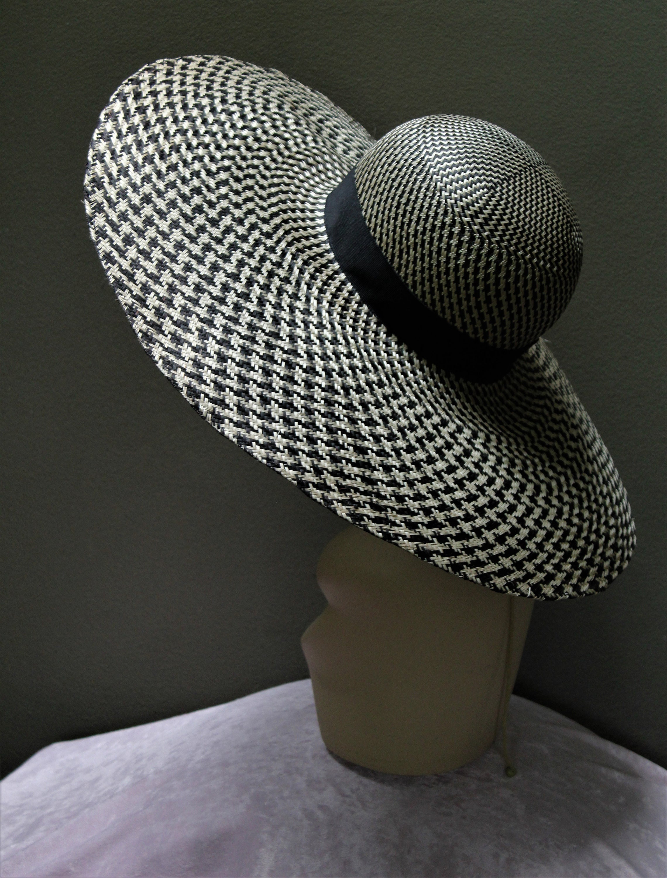 New Women's Large Brim With Rounded Crown Hat by Alexander - Etsy