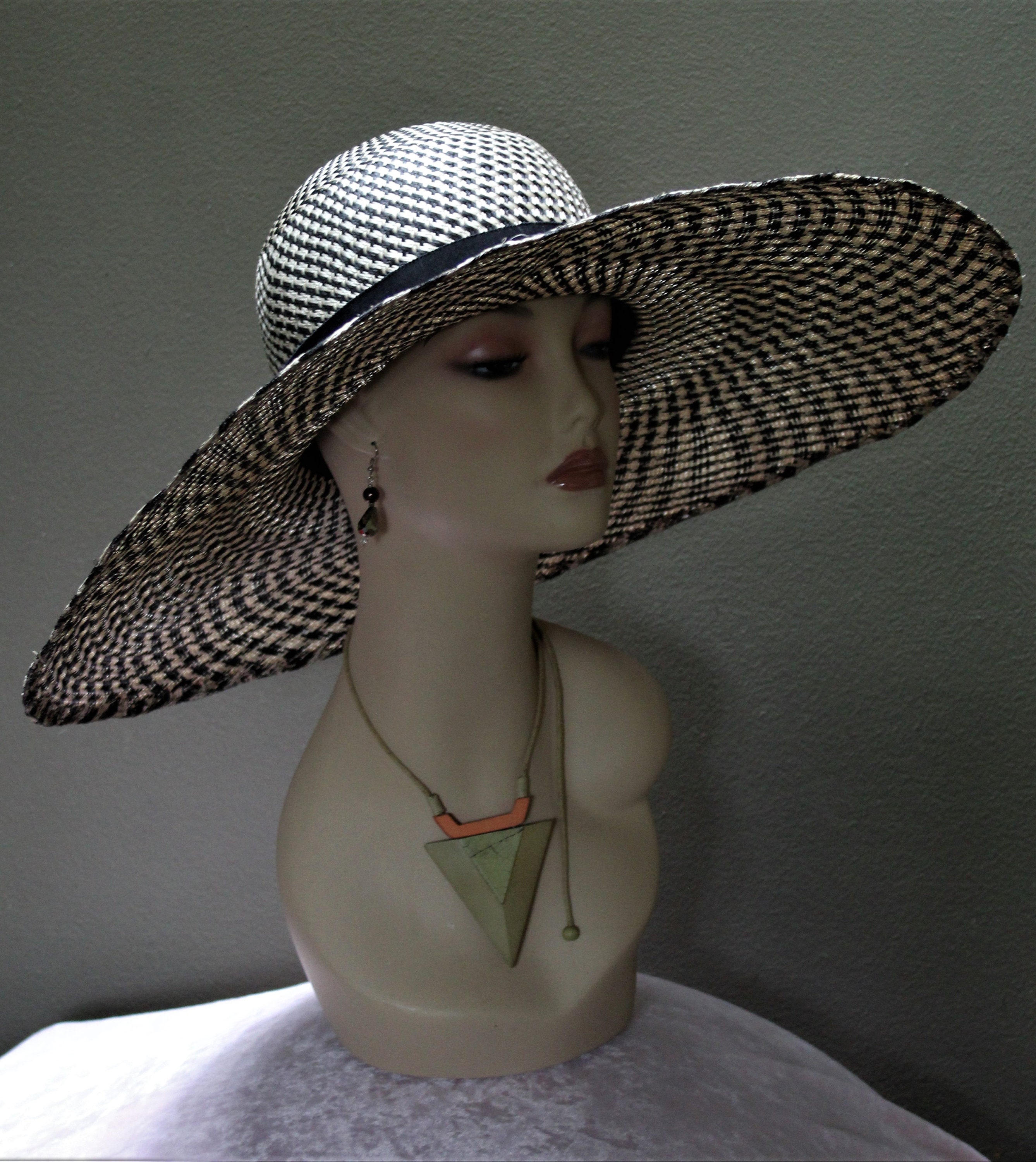 New Women's Large Brim With Rounded Crown Hat by Alexander - Etsy