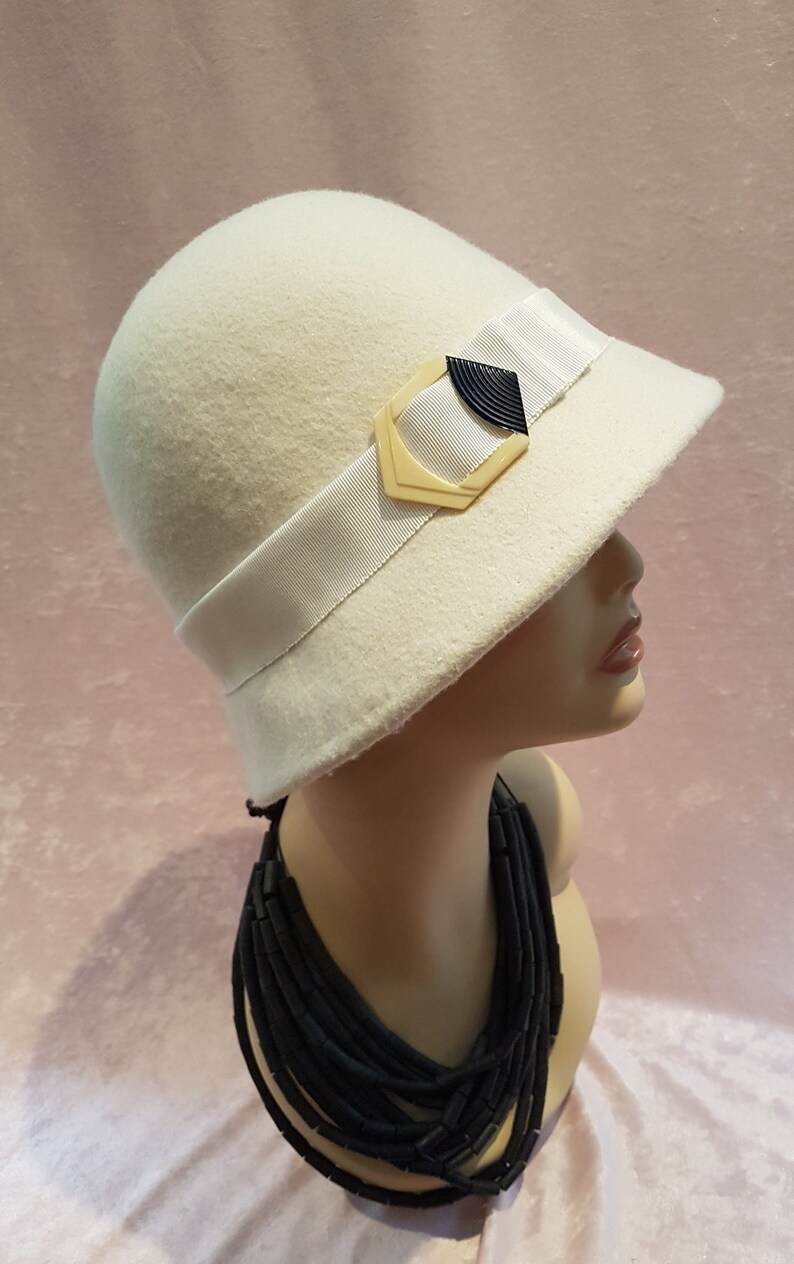 New Hand Made Women's Cloche Hat by Alexander & Hallatt in Red With ...