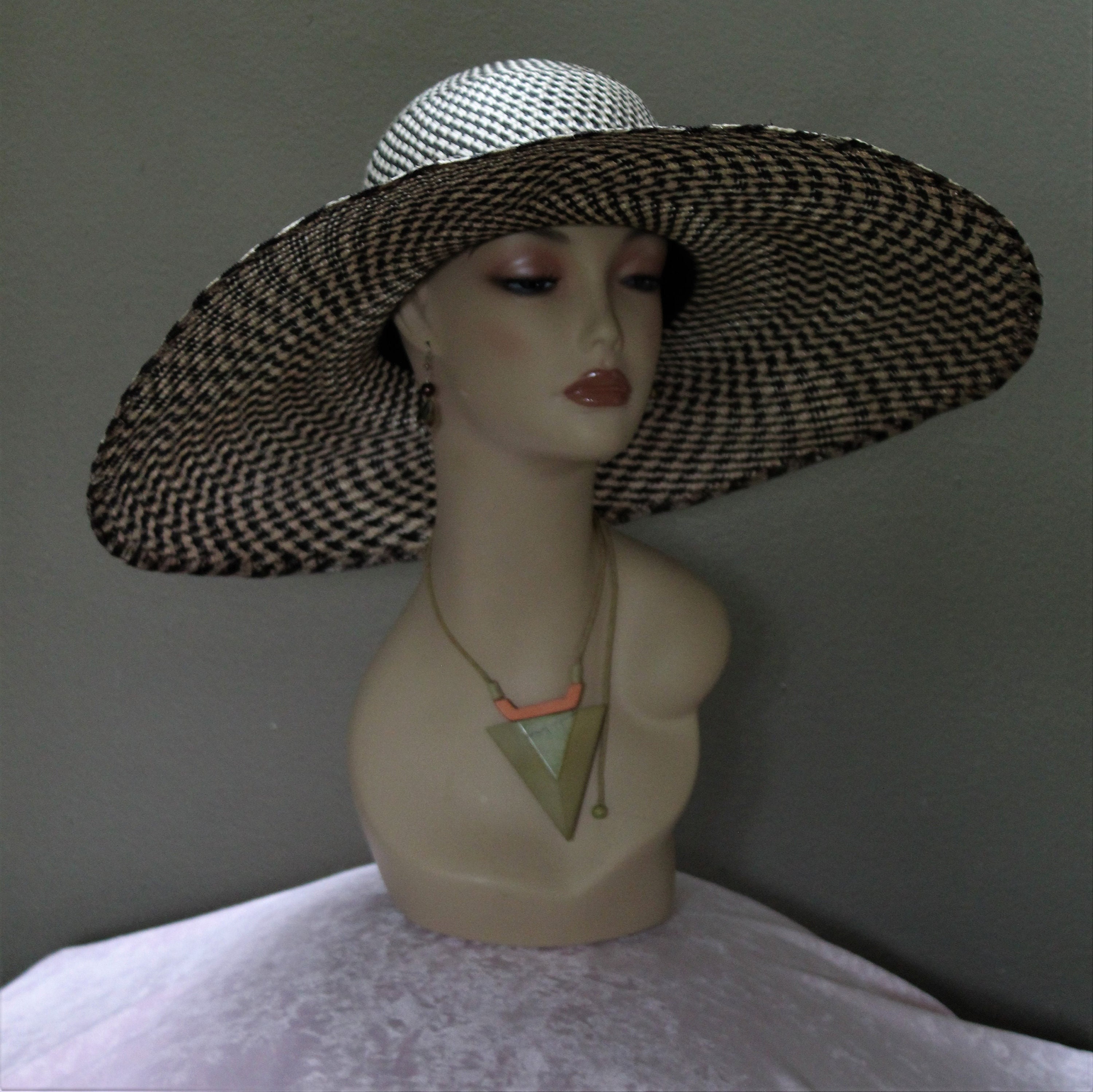 New Women's Large Brim With Rounded Crown Hat by Alexander - Etsy