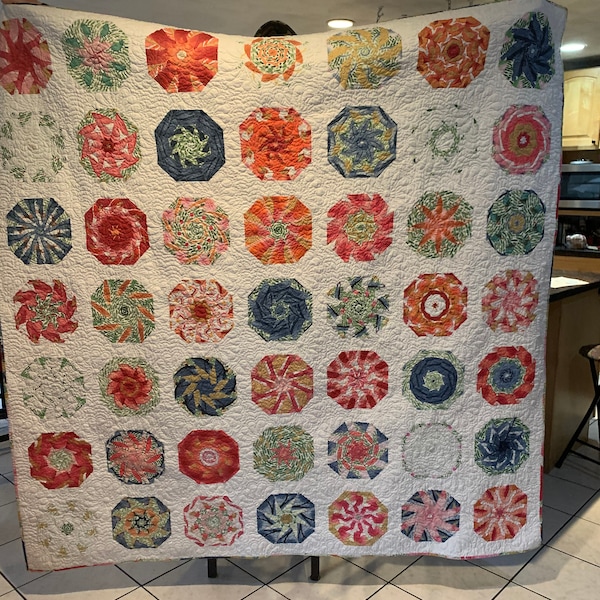 Kaleidoscope Quilt - Etsy