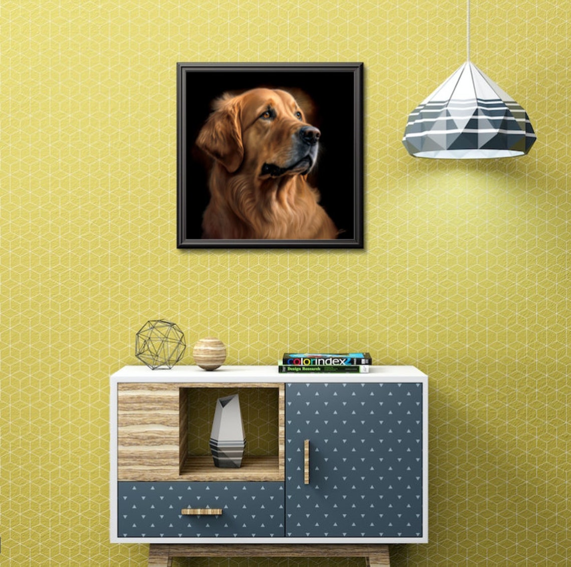 Labrador Dog, Dog Portrait, Digital Art, Digital Prints Downloads ...