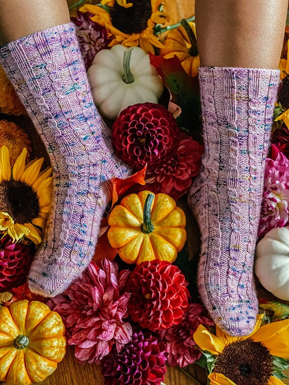 Patterns Knitting Bumper Crop Socks Knitting Pattern etna.com.pe