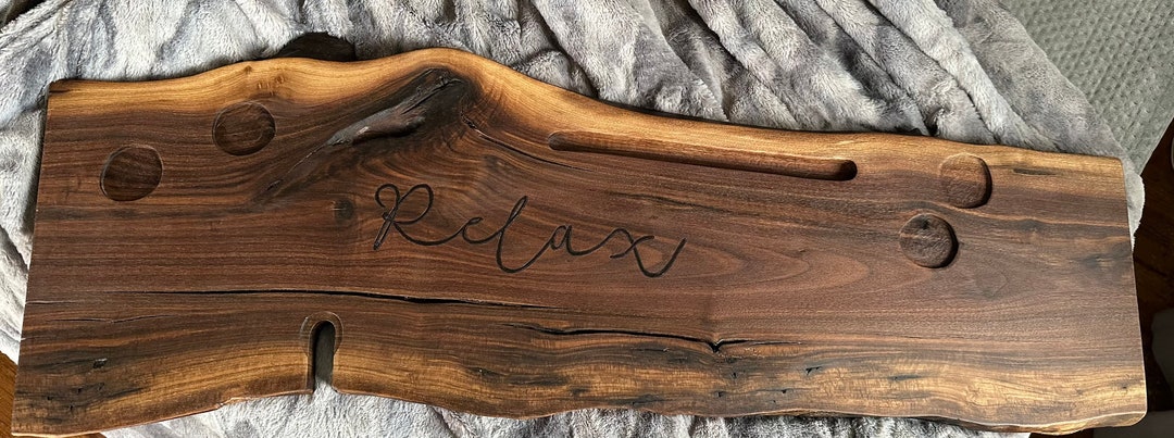 Black Walnut Bath Board - Etsy