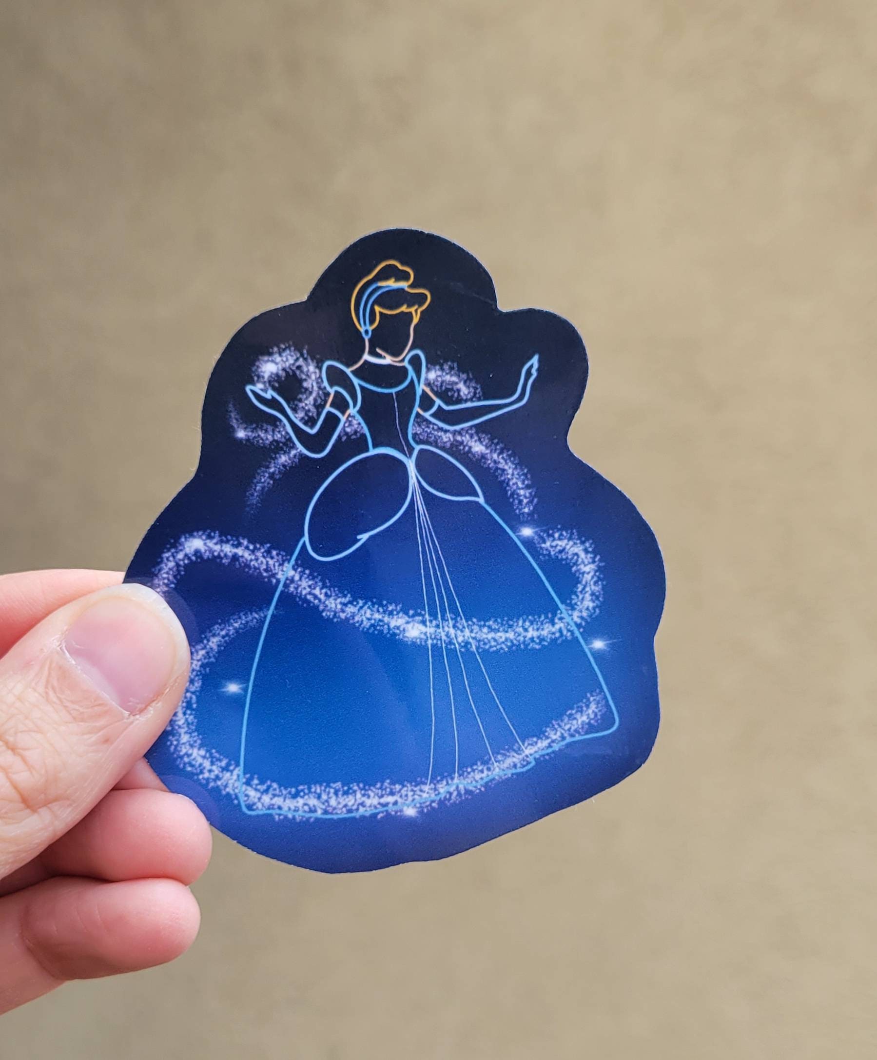 Cinderella Sticker Fairytale Vinyl Sticker Magical Sticker Stickers ...