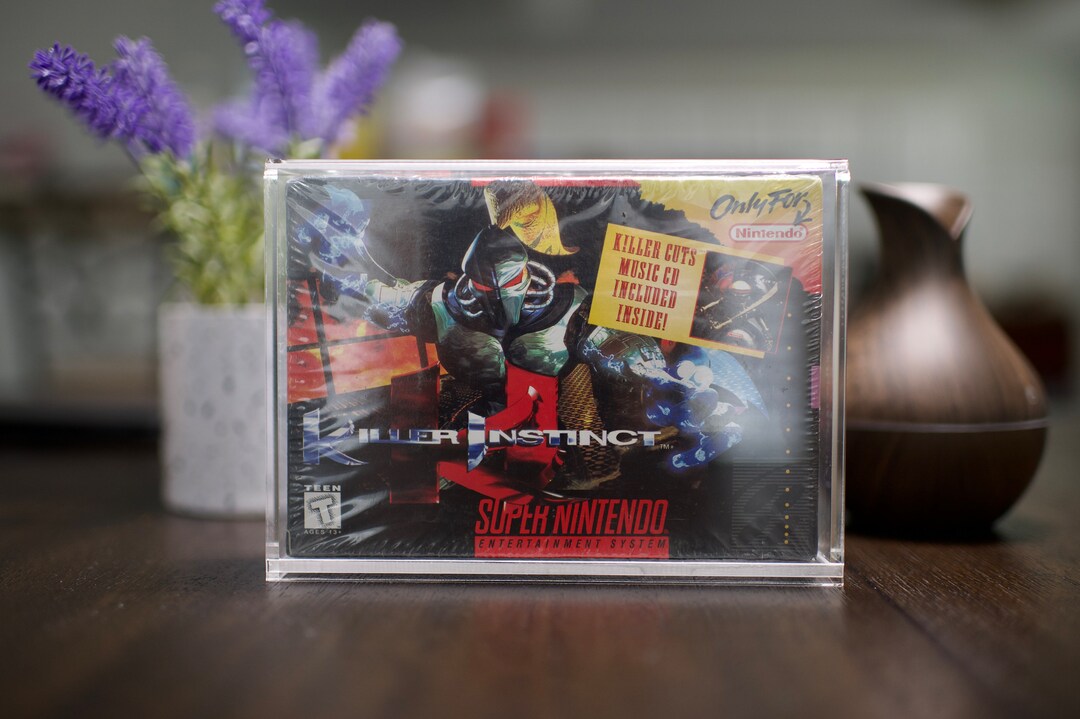 Retroguard- Super Nintendo SNES/N64 Video Game Box UV Acrylic Display ...
