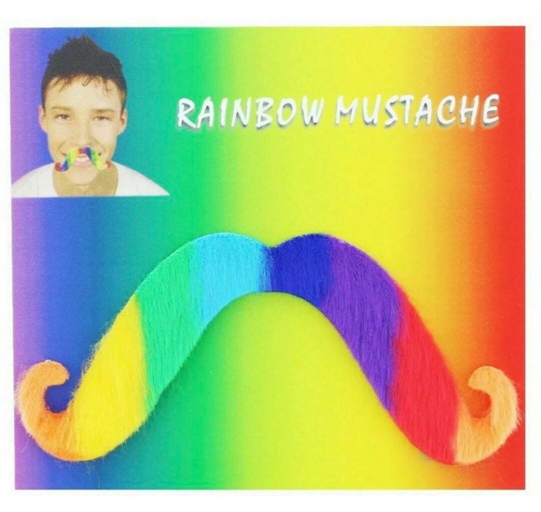 Pride Rainbow Moustache LGBTQIA - Etsy