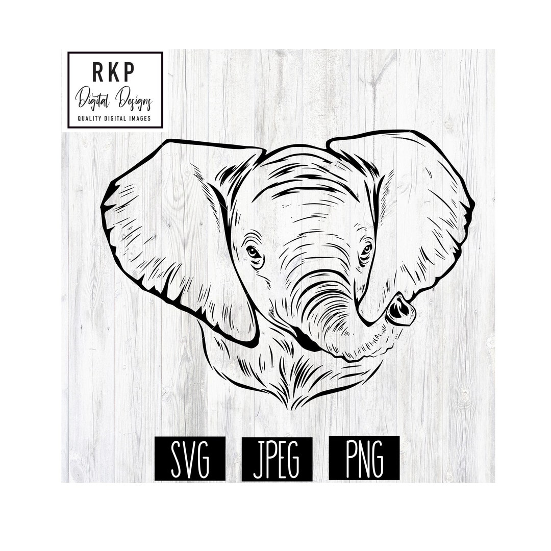 Elephant, SVG, PNG, Jpeg Digital Download Image - Etsy