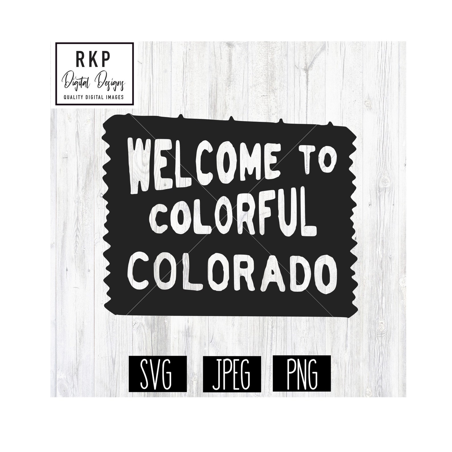 Welcome to Colorful Colorado, Colorado Sign, SVG, PNG, Jpeg - Digital ...