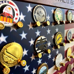 American Flag Coin Holder, USA Made to the Highest Standards to ...