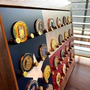 Texas Flag Coin Display, USA Made to the Highest Standards to Showcase ...