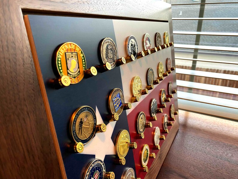 Texas Flag Coin Display, USA Made to the Highest Standards to Showcase ...