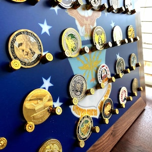 Air Force Challenge Coin Display to Showcase Their Achievements ...