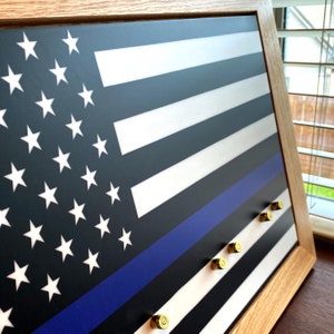 4-8 Police Badge Display to Showcase on the Wall or Desk. Perfect Gift ...
