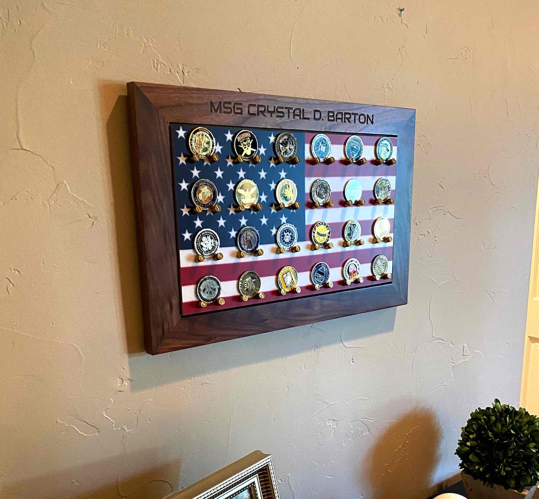 American Flag Coin Holder, USA Made to the Highest Standards to ...