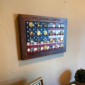 American Flag Coin Holder, USA Made to the Highest Standards to ...