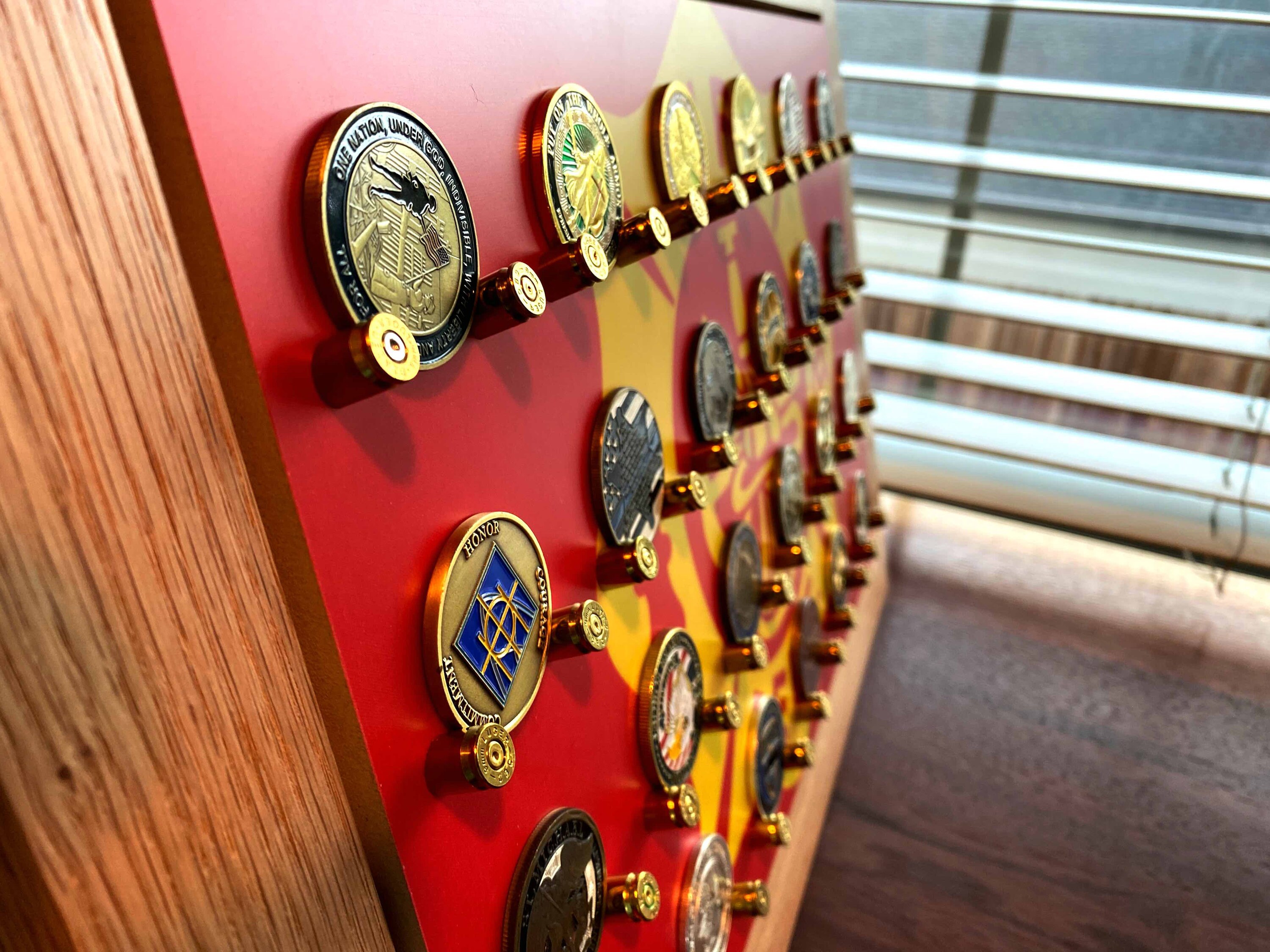 Fireman Challenge Coin Display USA Made to the Highest - Etsy
