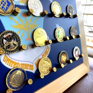 USAF Challenge Coin Holder, Display to Showcase Their Achievements ...