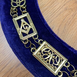 MASONIC REGALIA- Grand Lodge Collar - Etsy