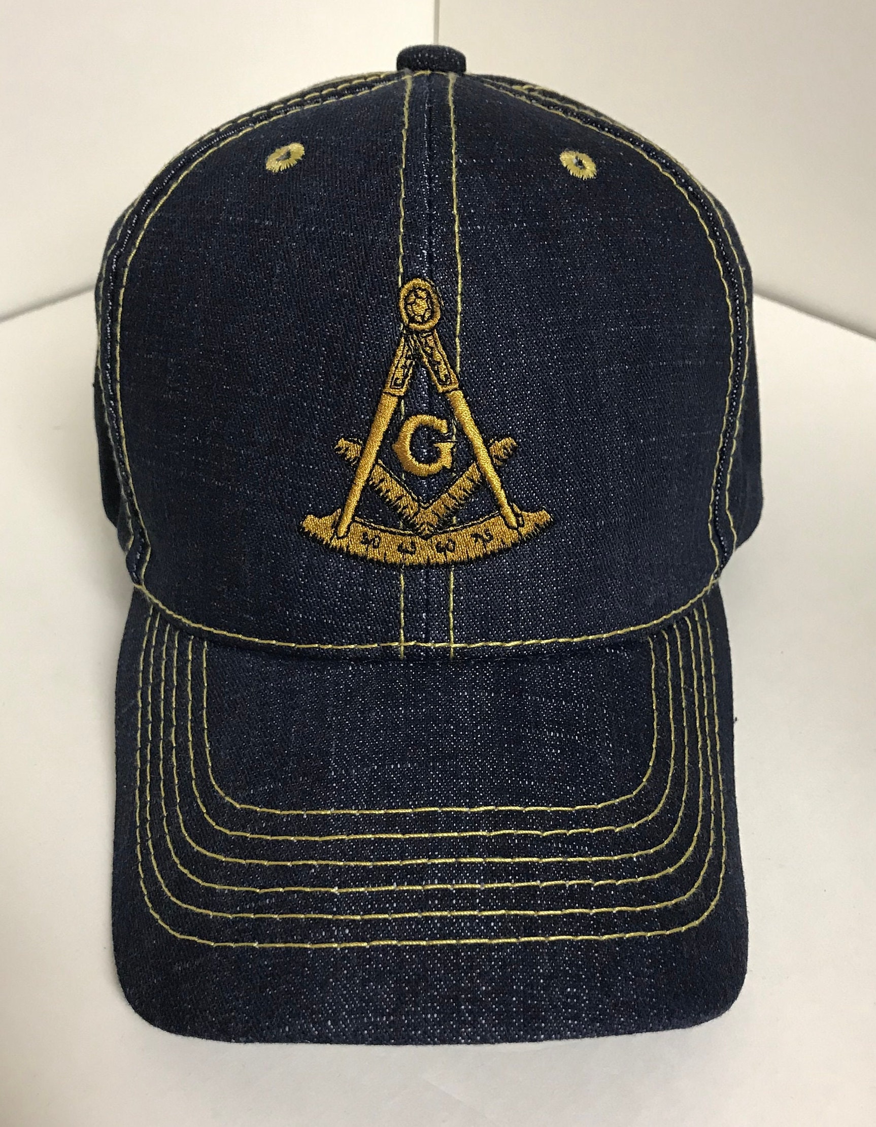 Past Master Mason Denim Cap - Etsy