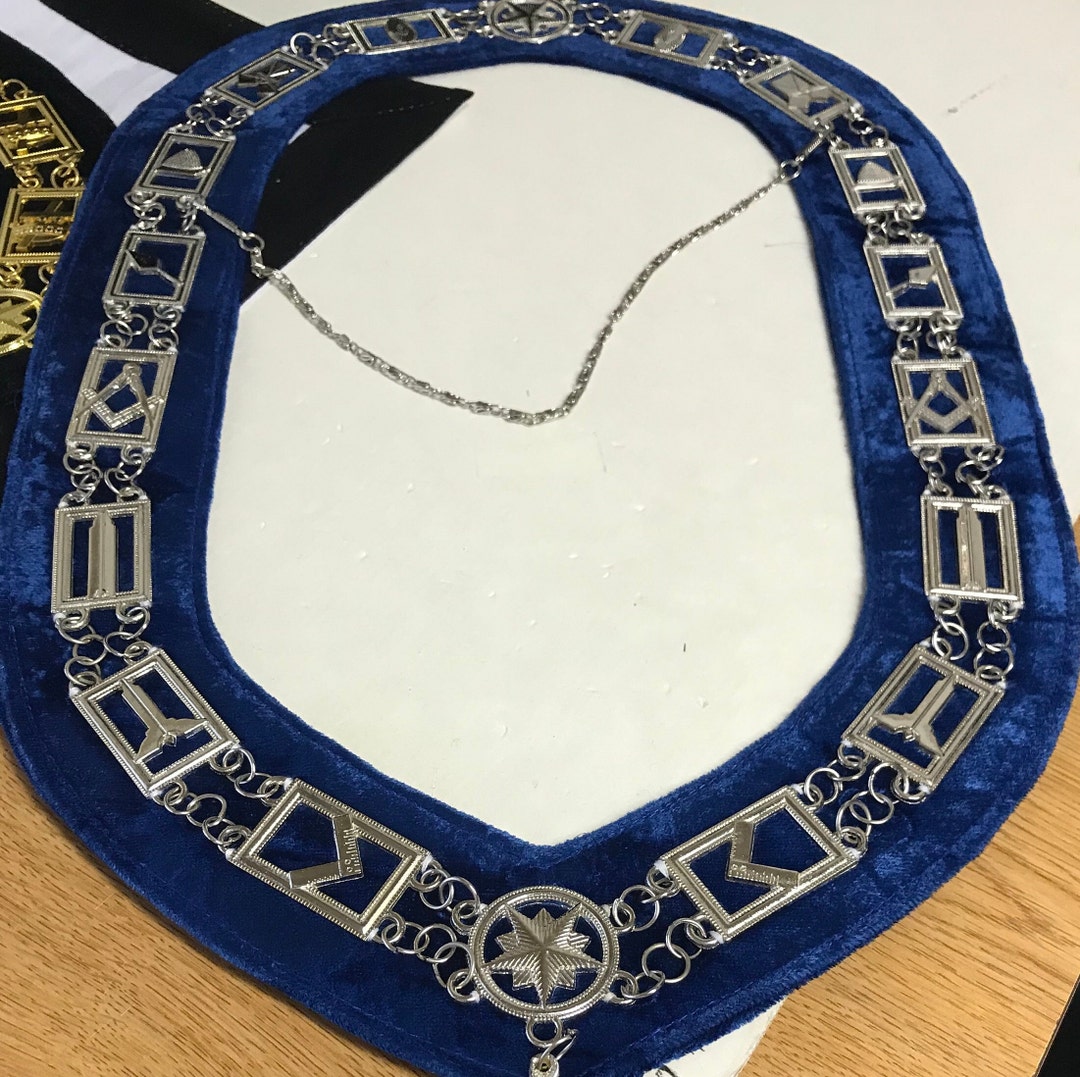 Master Mason Chain Collar-price DROP - Etsy