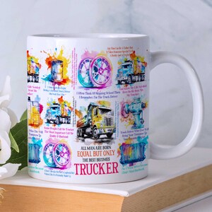 Truck Driver Mug Wraps, Cricut Mug Press, Coffee Mug Wrap, Mug Wrap ...