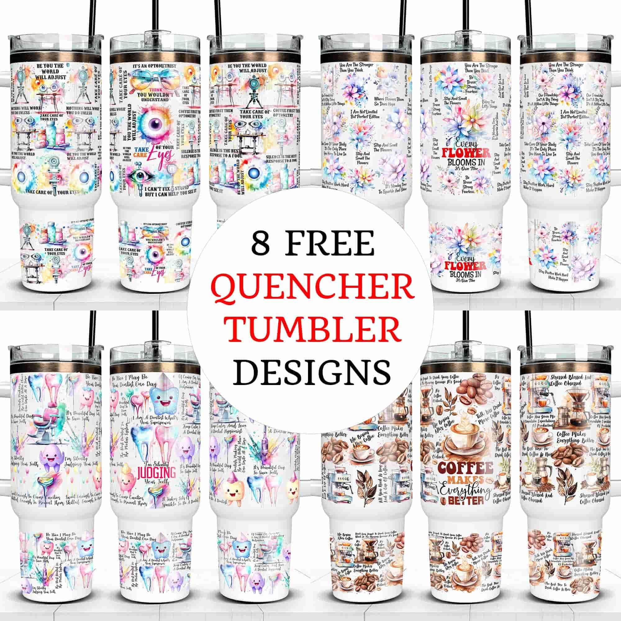 Watercolor Teacher Tumbler Wrap: 40oz Quencher Design (PNG, JPG) - Etsy