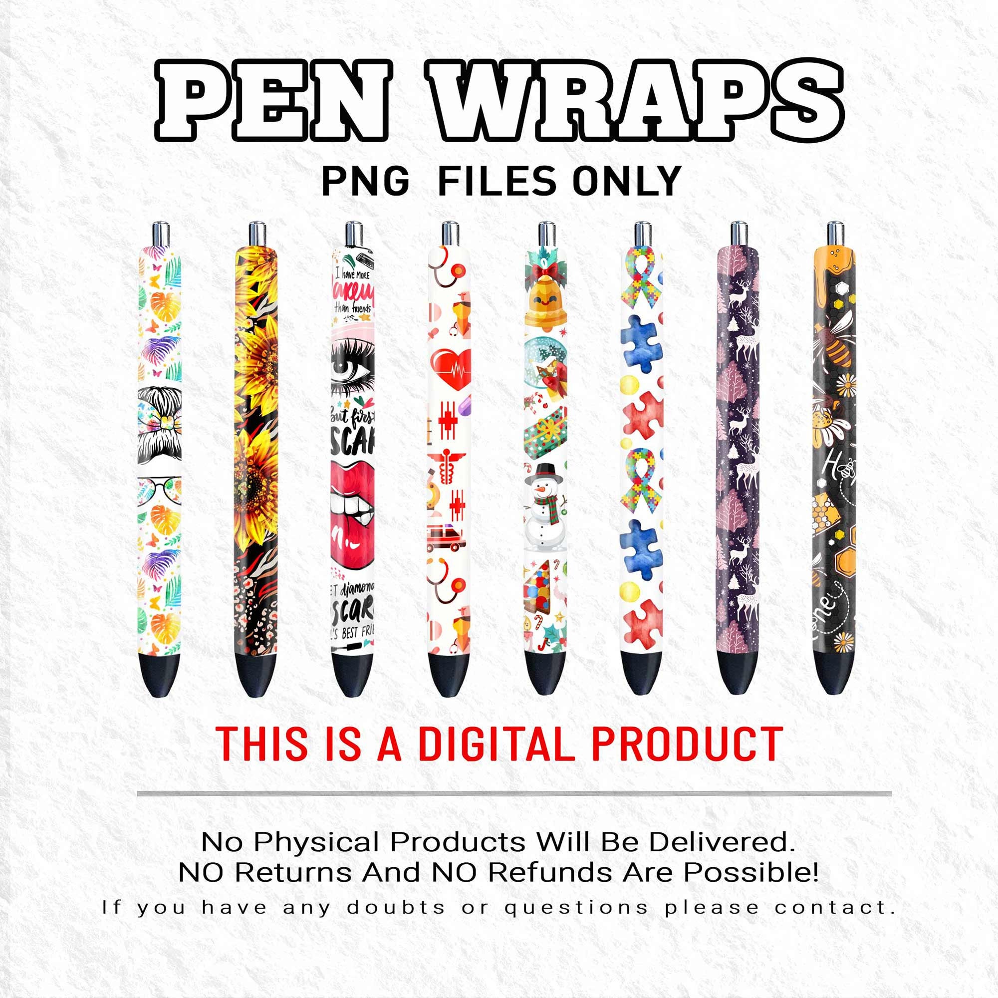 Teacher Pen Wrap Design: School Classroom Supplies (PNG, JPG) - Etsy