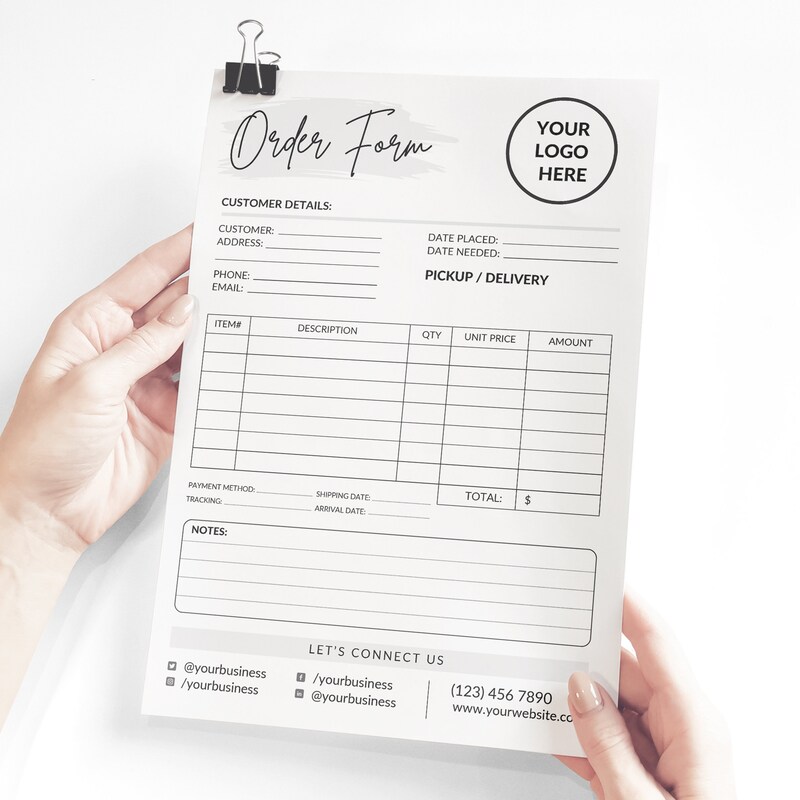 Custom Order Form - Etsy