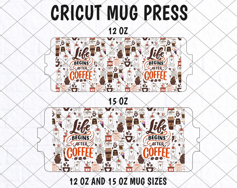 Cricut Mug Press Svg Coffee Sublimation Mug Infusible Ink - Etsy