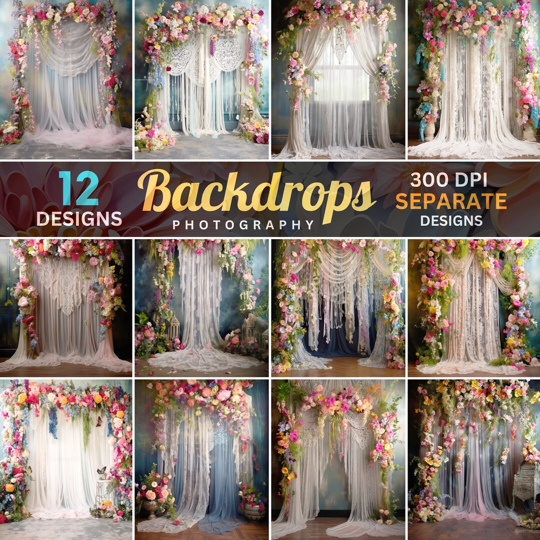 Lace Drape Digital Backdrops Photo Background Maternity - Etsy