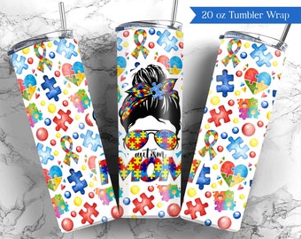 Autism Awareness Wrap - Etsy