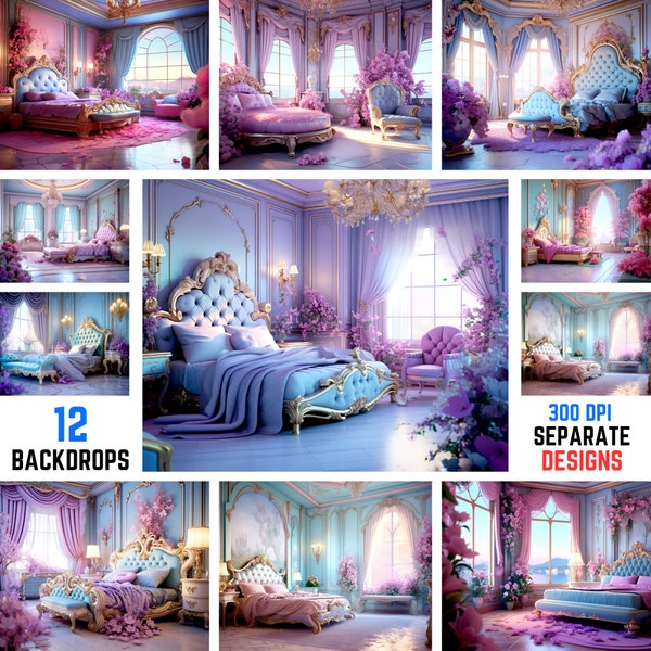 Bedroom Backdrop - Etsy