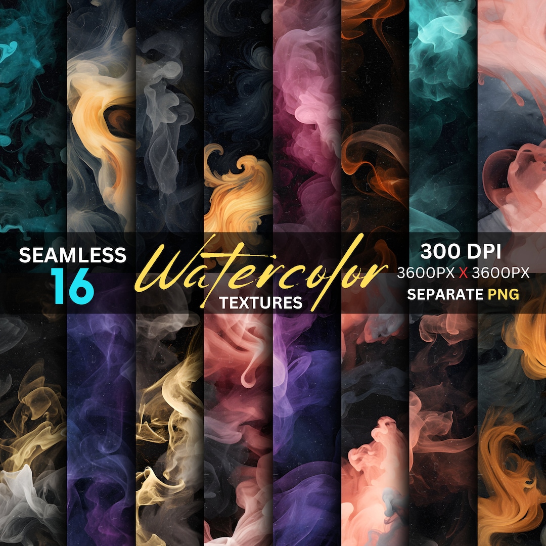 Smoke Digital Paper PNG, Seamless Pattern Design, Scrapbooking Papers ...