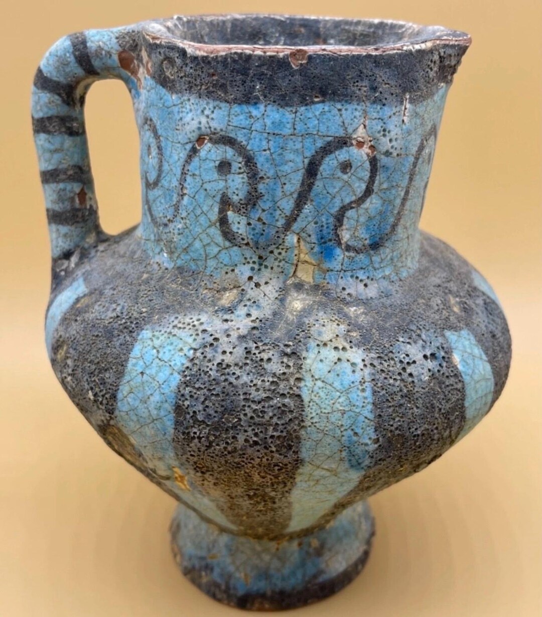 Wonderful Ancient Islamic Glazed Seljuk Ceramic Jug Rare - Etsy