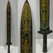 Unique Ancient Roman Bronze 18K Gold Work on Sword Excellent Sword ...