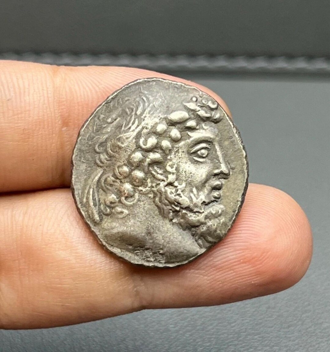 Ancient Greek King Phillip Silver Large Coin in Great Condition - Etsy