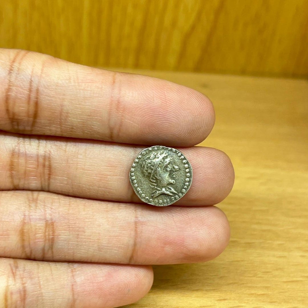 Unique Old Roman Solid Silver Coin Rare Unique Roman Greek Coin - Etsy