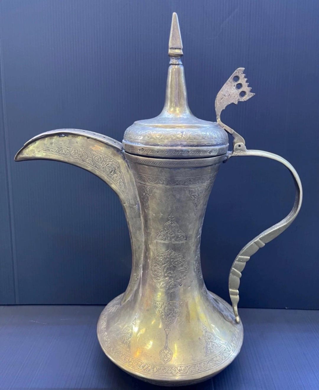 300+ Years Ancient Islamic Khorasan Herat Brass Large Jar With ...