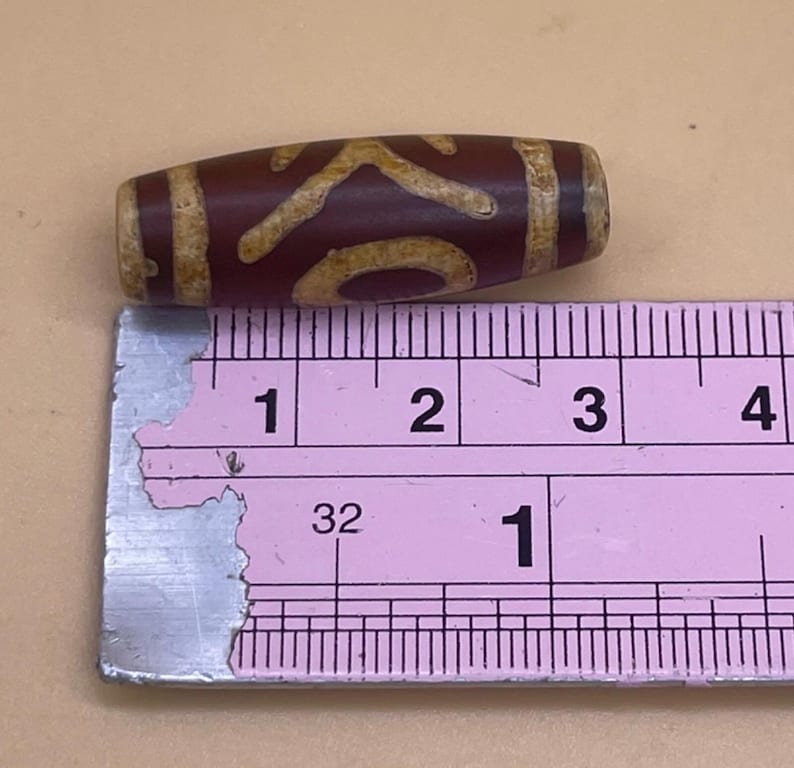 Ancient Rare Tibet Chung Dzi Eyes Authentic Powerful Stripes Old Dzi ...