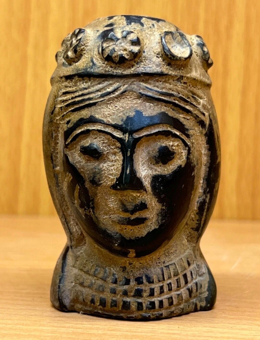 Ancient Near Eastern Royal Queen Carved Stone Head Bust - Etsy