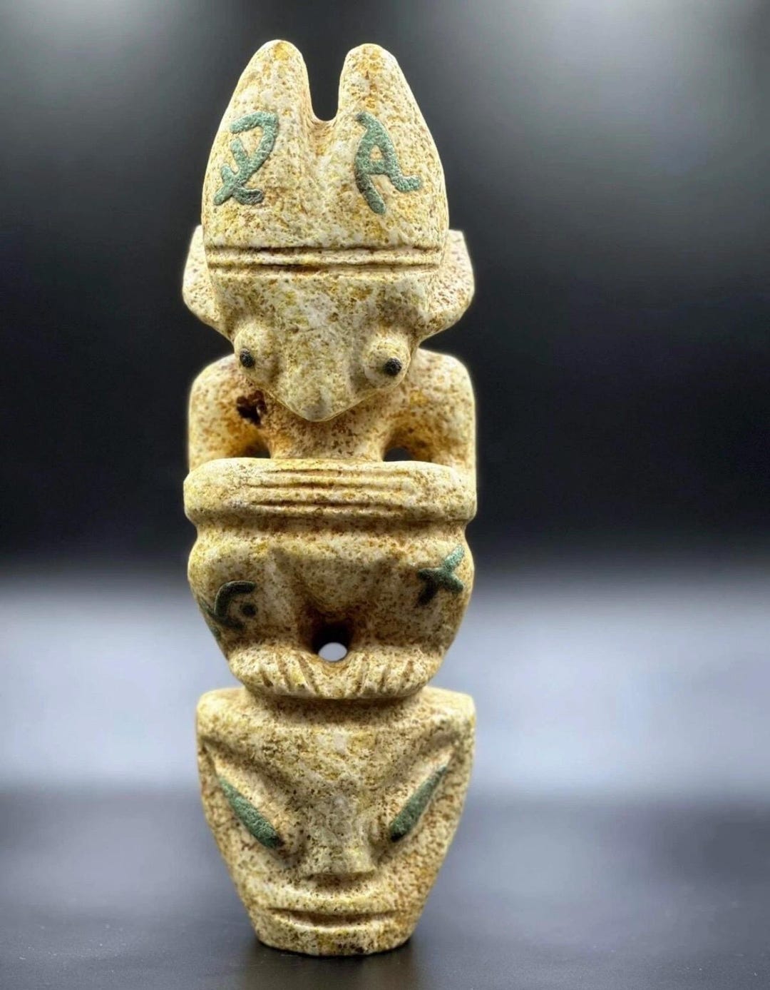 Extremely Rare Ancient Mayan Pre Columbian Stone Alien-like Diety - Etsy