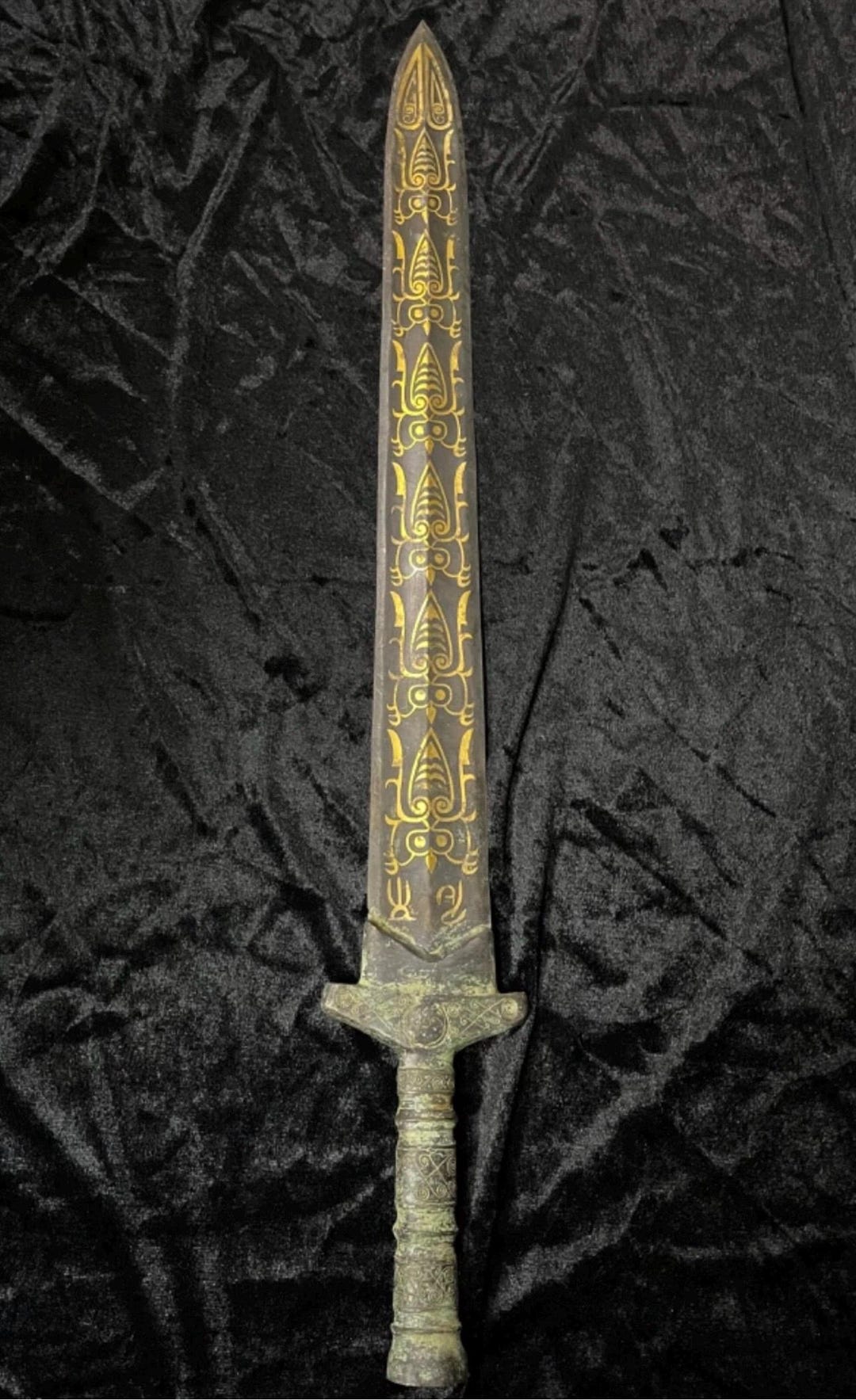 Unique Ancient Roman Wonderful Bronze Gold Gilding Excellent Short ...