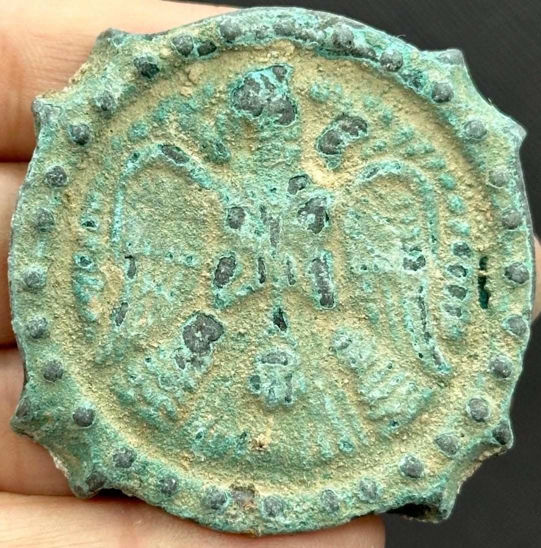 Exquisite Ancient Roman Greek Bronze Belt Buckle With Lion With Bird ...